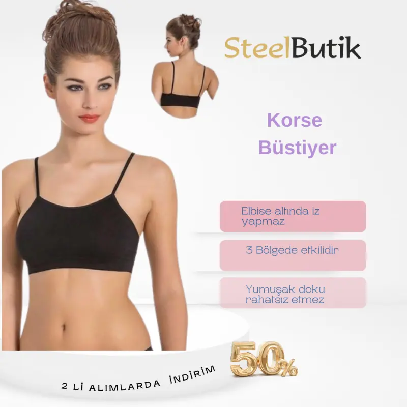 Siyah Korse Büstiyer